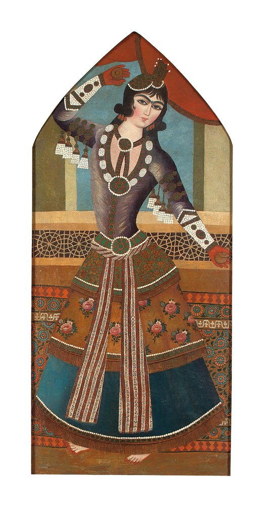 A Qajar Dancing Girl by Iranian School: Buy fine art print