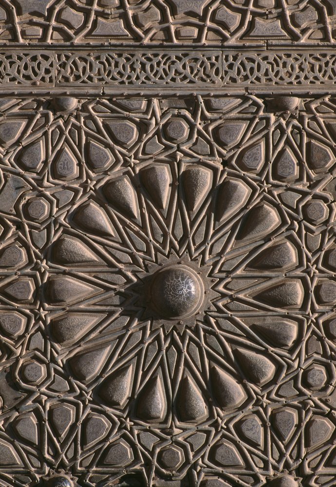 Door of the madrasa of Sultan al-Zahir Barquq (detail)
