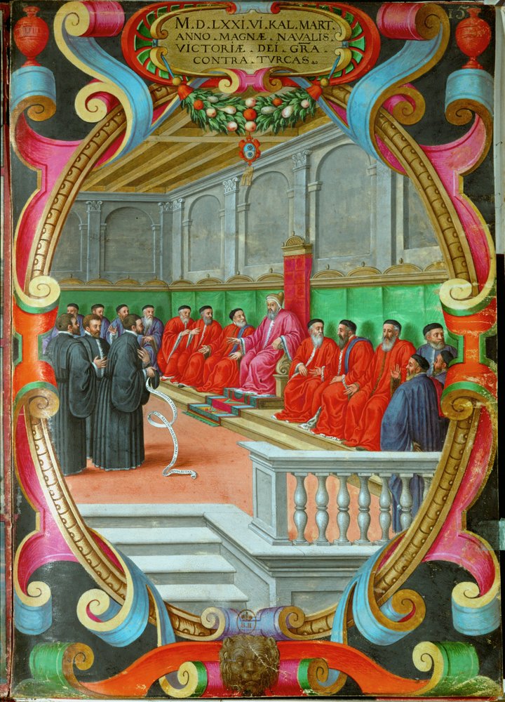 A Meeting of the Grand Council of Venice Presided by the Doge ...