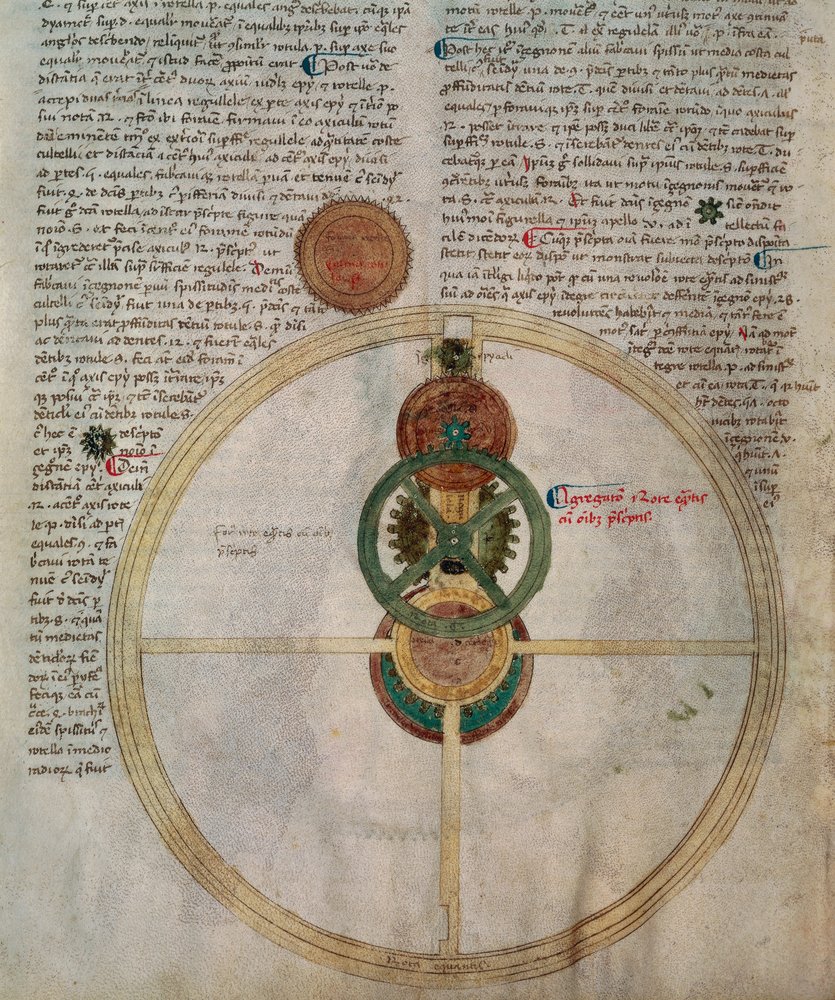 Detail of the Astrarium of Giovanni Dall'Orologio Dondi