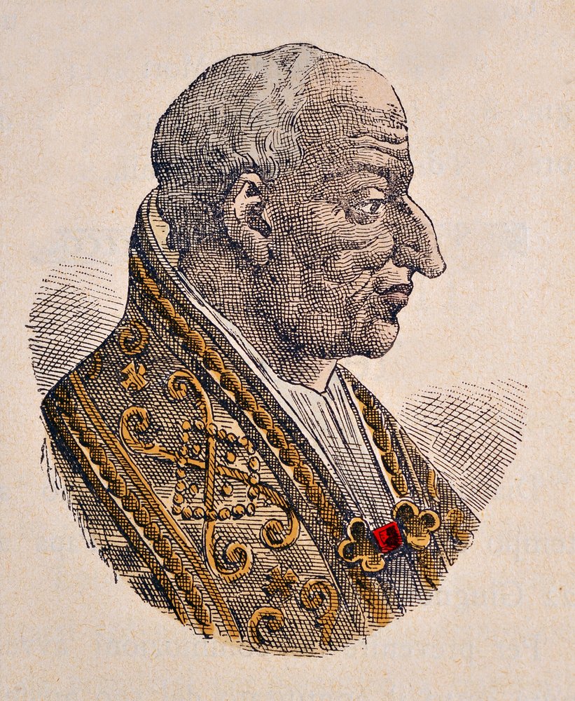 Portrait of Pope Leo III (795-816) by Italian School
