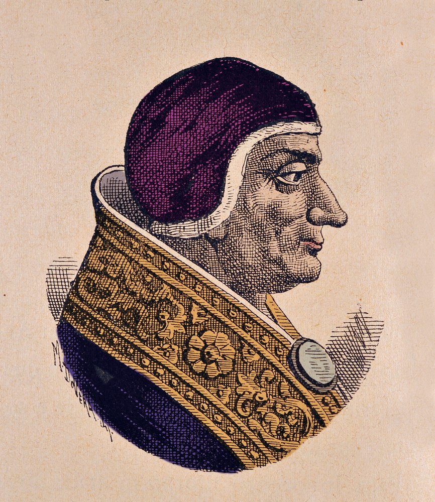 Portrait of Pope Lucius II (1144-1145) by Italian School