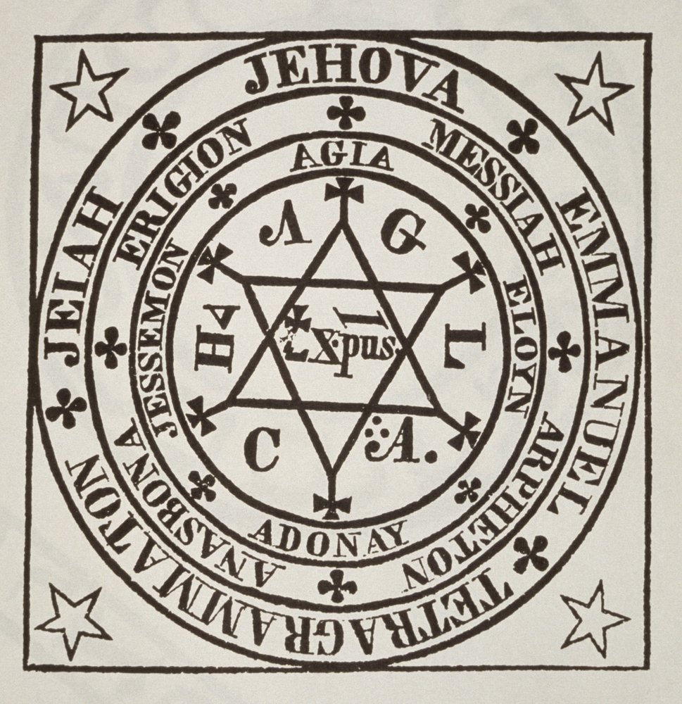 The Great Magic Circle of Agrippa for the Evocation of Demons, copy of ...