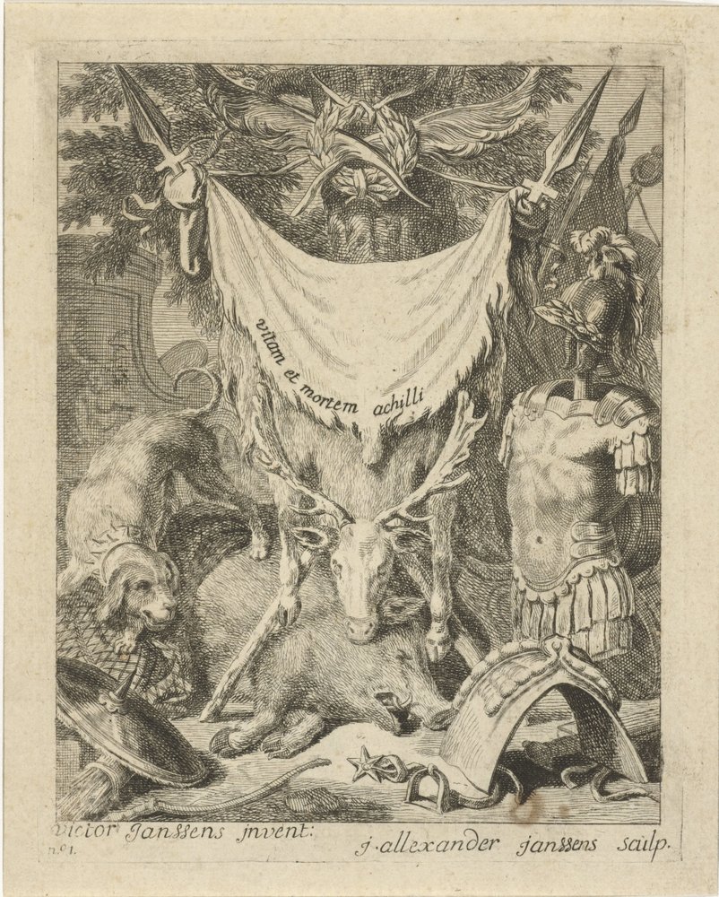 Title Page for a Series with Scenes from the Life of Achilles