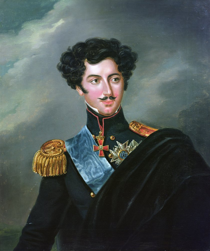 Crown Prince Oscar I by Jacob Edward Munch: Fine art print