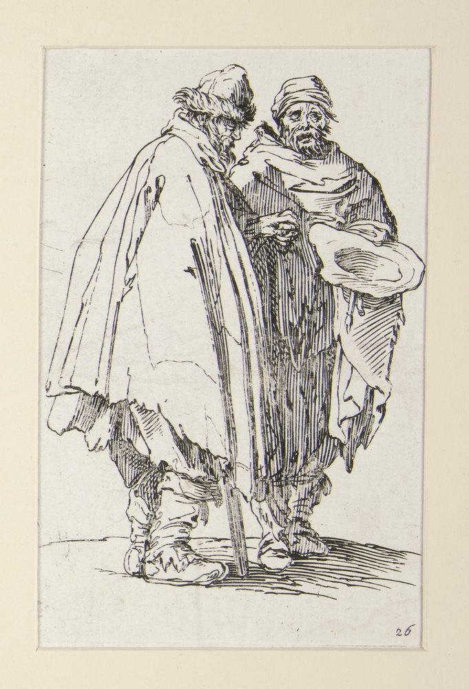 Blind man and his companion, from The Beggars