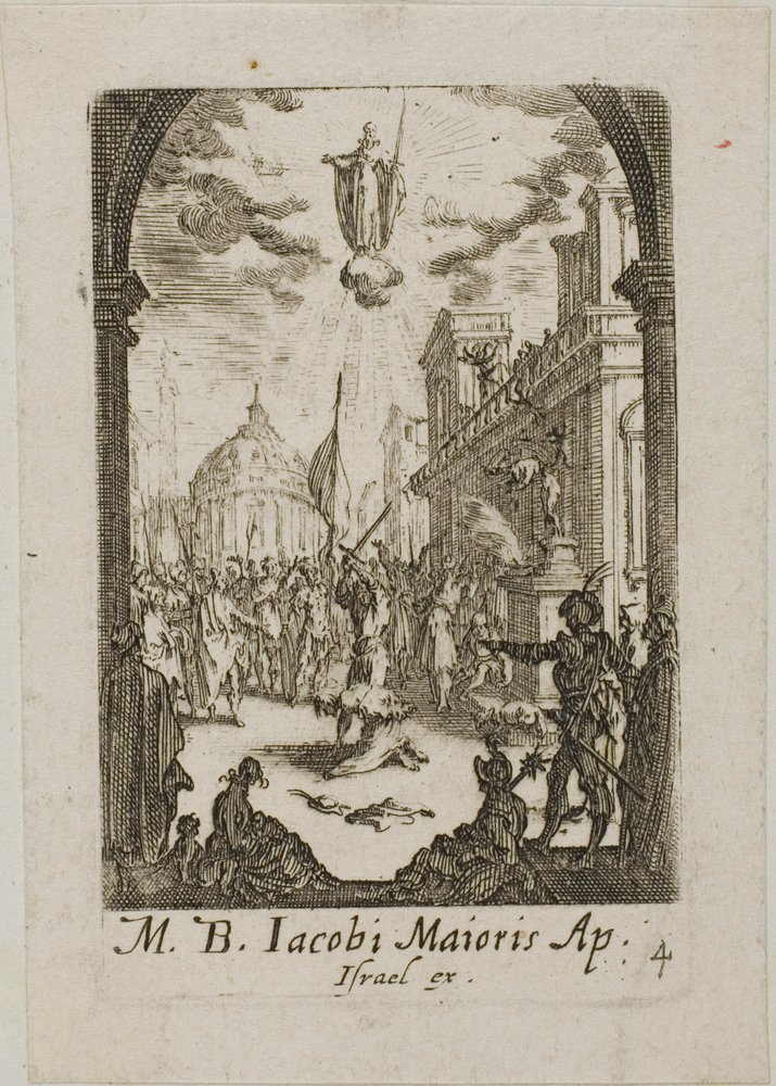 Martyrdom of Saint James the Major, plate four from The Martyrdoms of ...