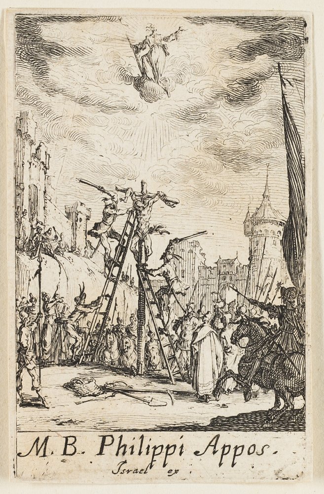 Martyrdom of Saint Philippe, plate eight from The Martyrdoms of the ...