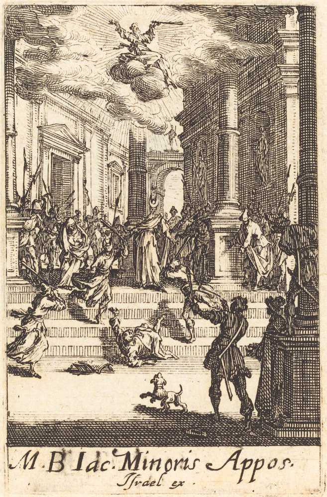 The Martyrdom of Saint James Minor by Jacques Callot