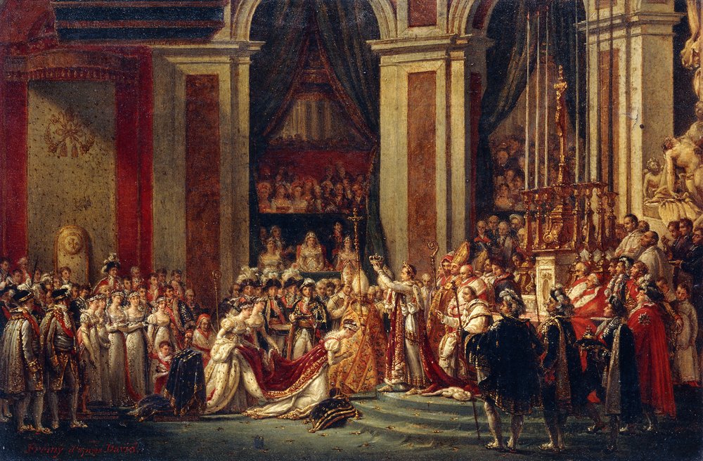 Napoleon Crowning Josephine by Jacques Louis David