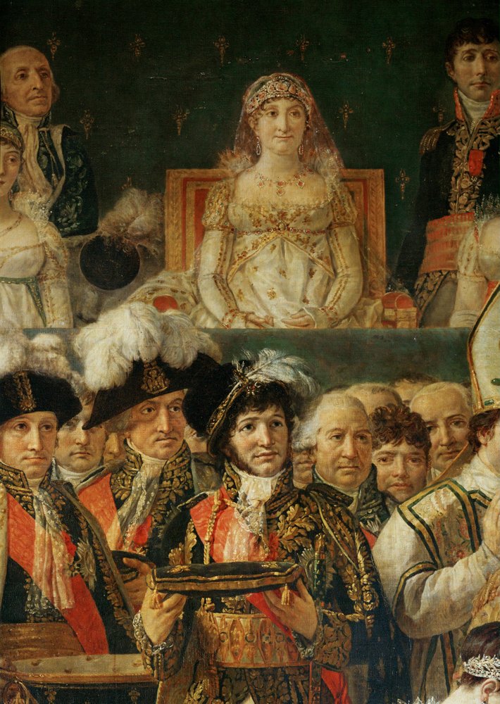 The Coronation of Napoleon I by Pope Pius VII in the Cathedral of Notre ...