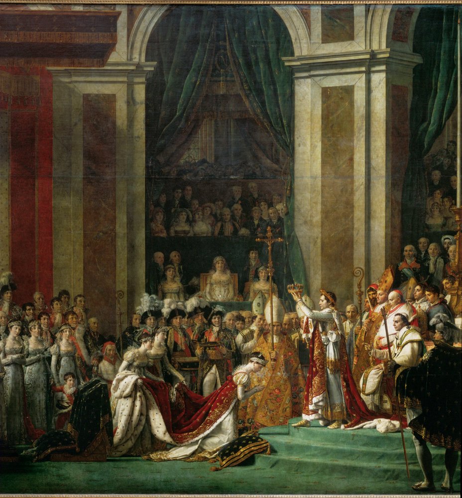 The Coronation of Napoleon I by Pope Pius VII in the Cathedral of Notre-Dame de Paris