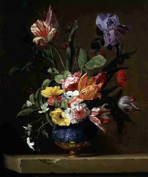 Still Life of Flowers by Jacques Samuel Bernard