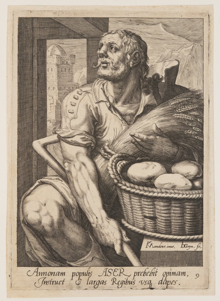 Asher, from The Twelve Sons of Jacob by Jacques de Gheyn II