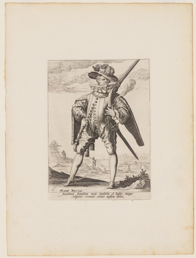 Musketeer, from Officers and Soldiers of the Bodyguard of Emperor ...