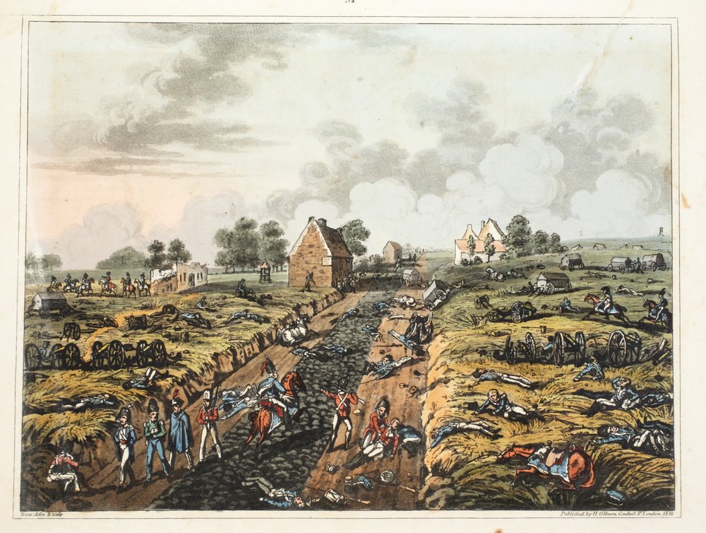 La Belle Alliance, the centre of the French position