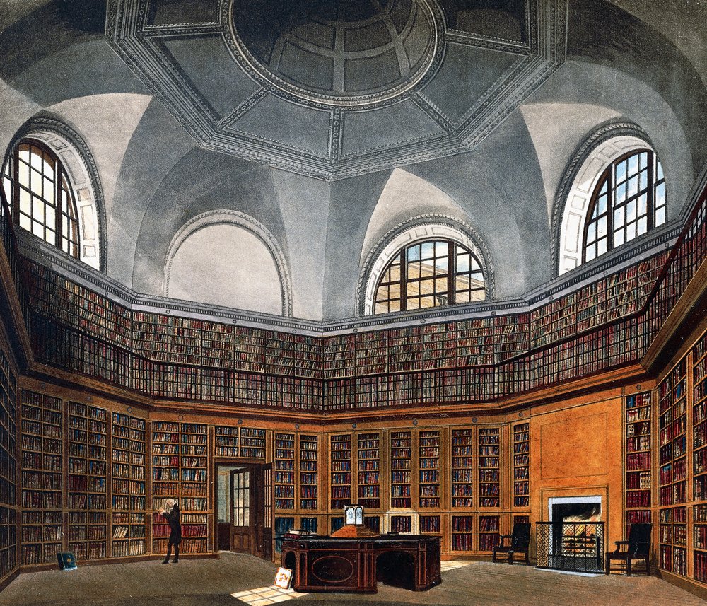 King's library, Engraving by Richard Reeve after drawing by James ...