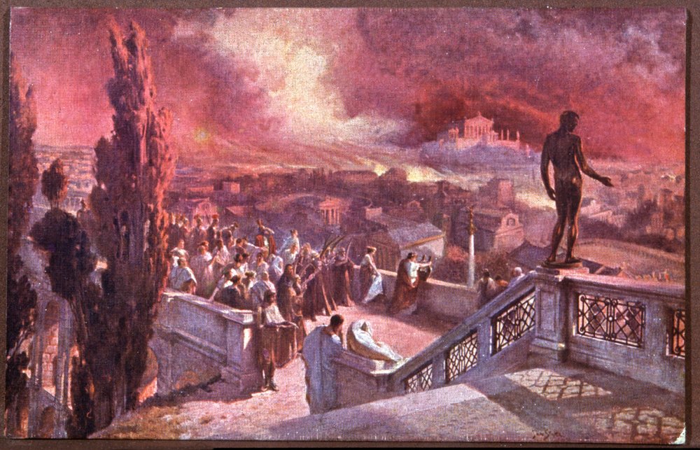 Incendie de Rome, Great fire of Rome by Jan Styka