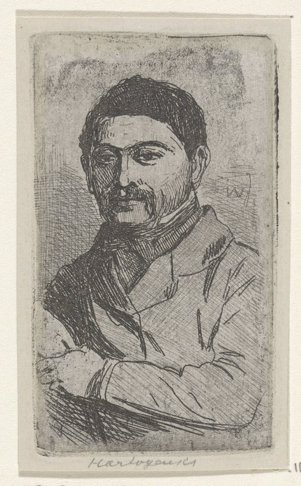 Portrait of Joseph Hartogensis by Jan Weissenbruch