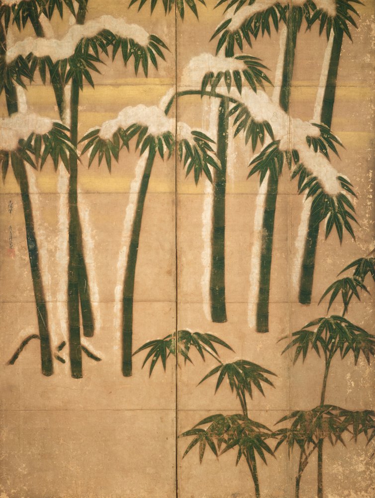 Bamboo, Momoyama Period by Japanese School: Fine art print