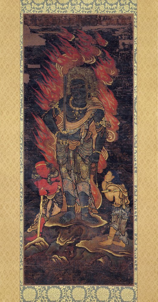 Fudo Myoo and Two Attendants by Japanese School
