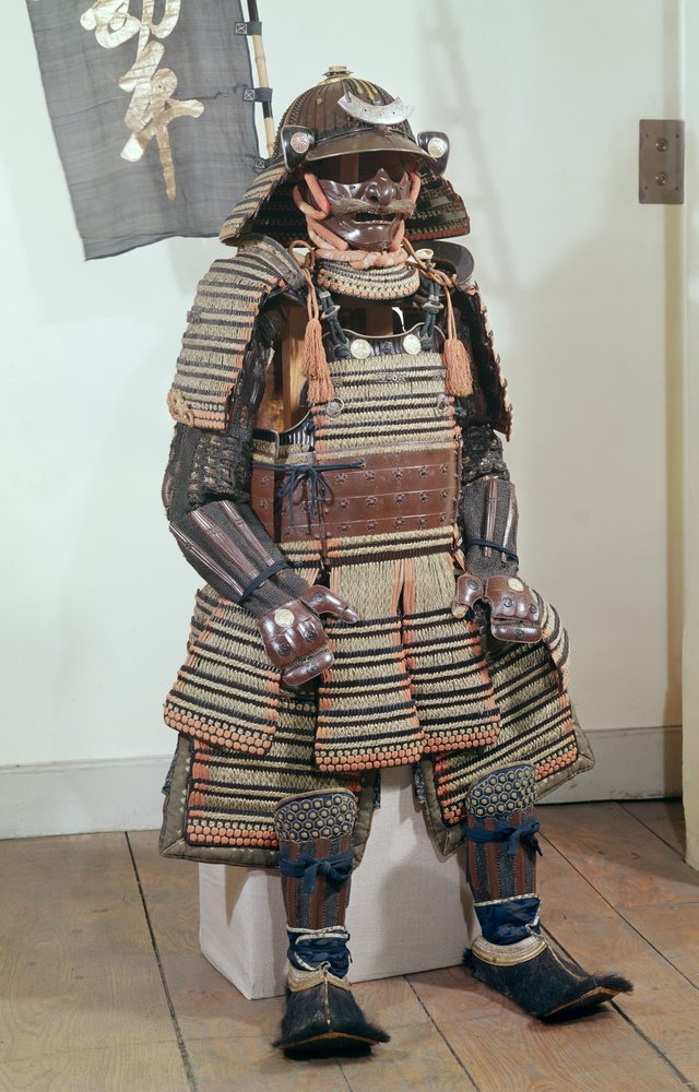 Samurai Warriors Armour by Japanese School: Fine art print