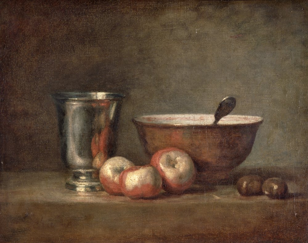 The Silver Goblet by Jean-Baptiste Simeon Chardin