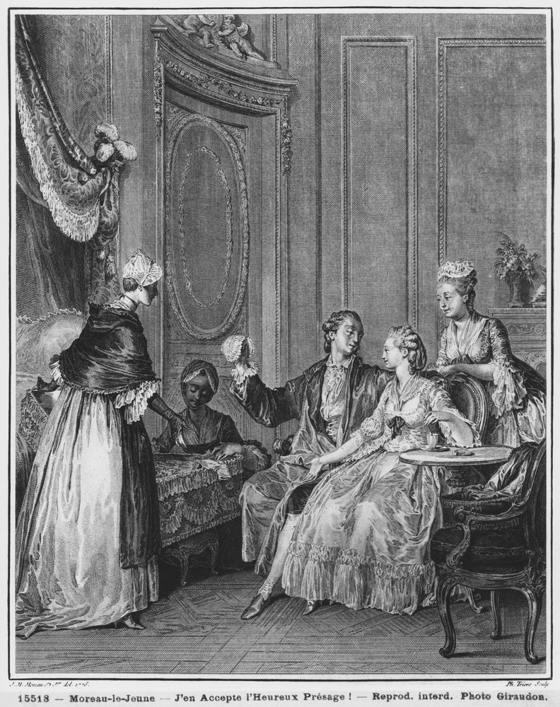 The Good Omen, engraved by Philippe Triere