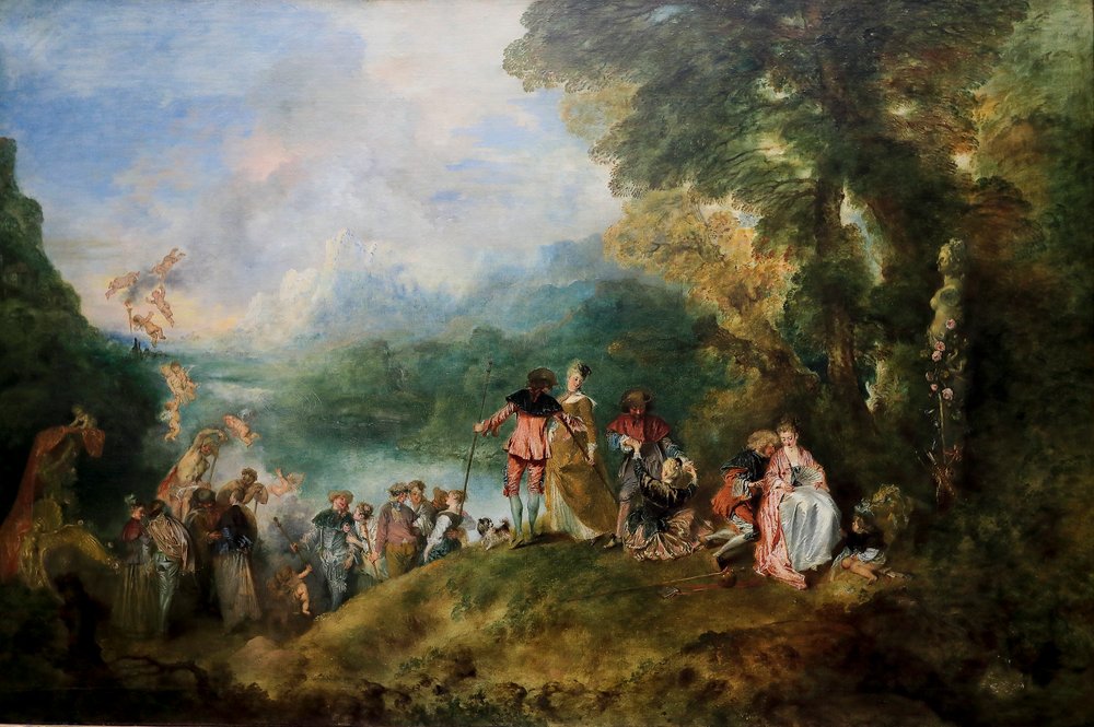 Pilgrimage to the Isle of Cythera by Jean-Antoine Watteau