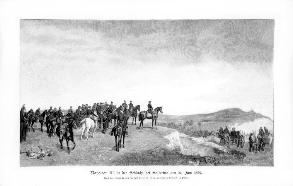 Napoleon III at the Battle of Solferino, 1863, 1900