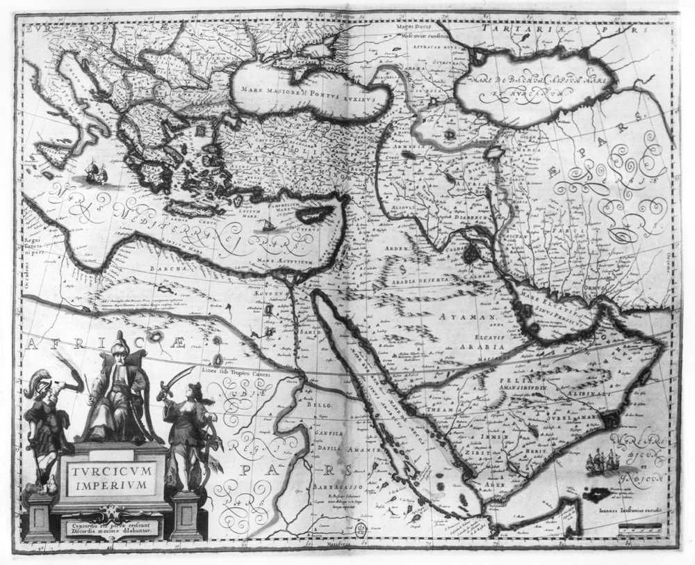 Map of the Ottoman Empire, from the 'Atlas Novus'
