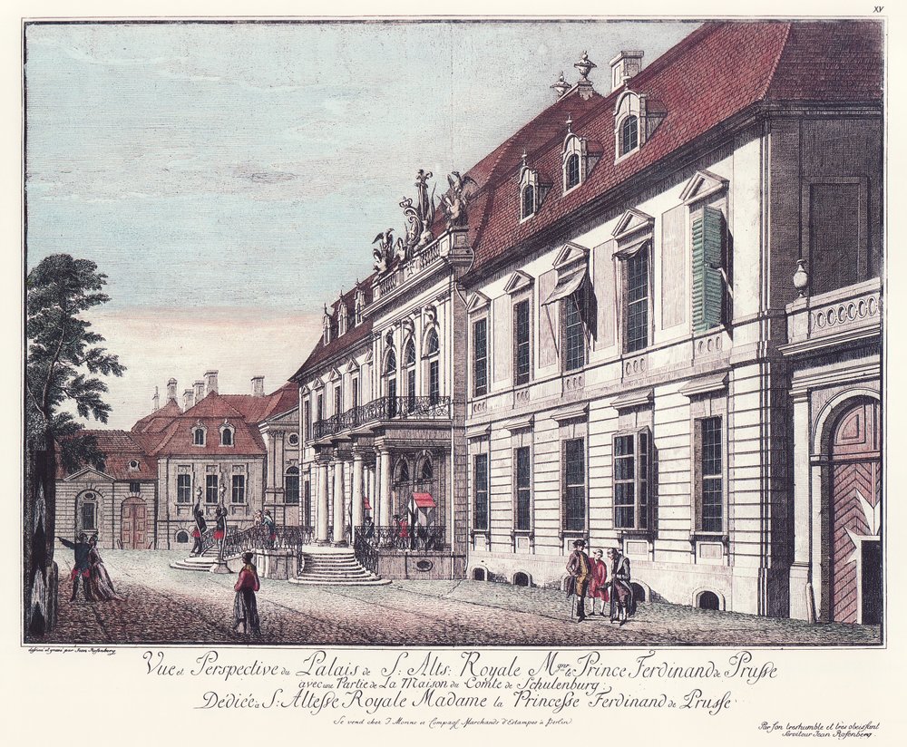 View of the Order Palace at Wilhelmplatz, Old Berlin