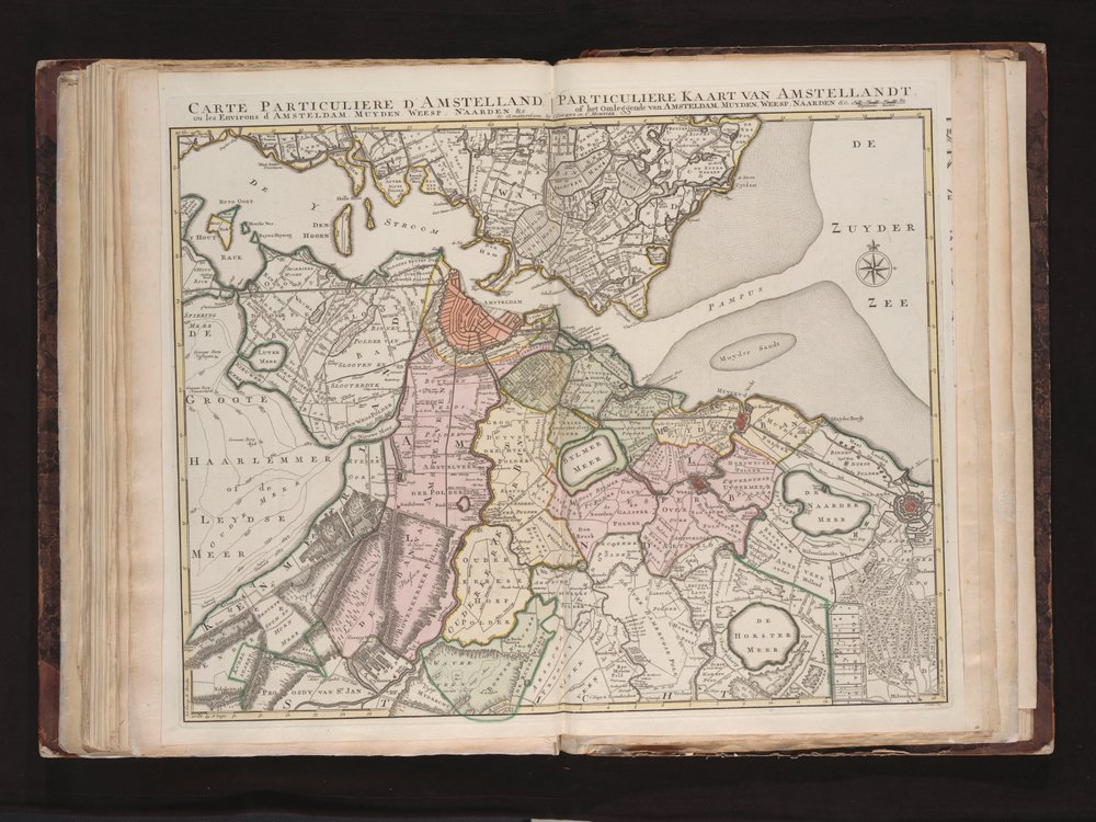 Particular Map of Amstelland, or the Surroundings of Amsterdam, Muyden ...