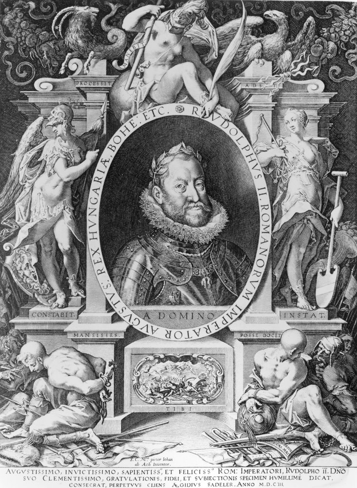 Portrait of Rudolph II by Johannes Hausser von Ach