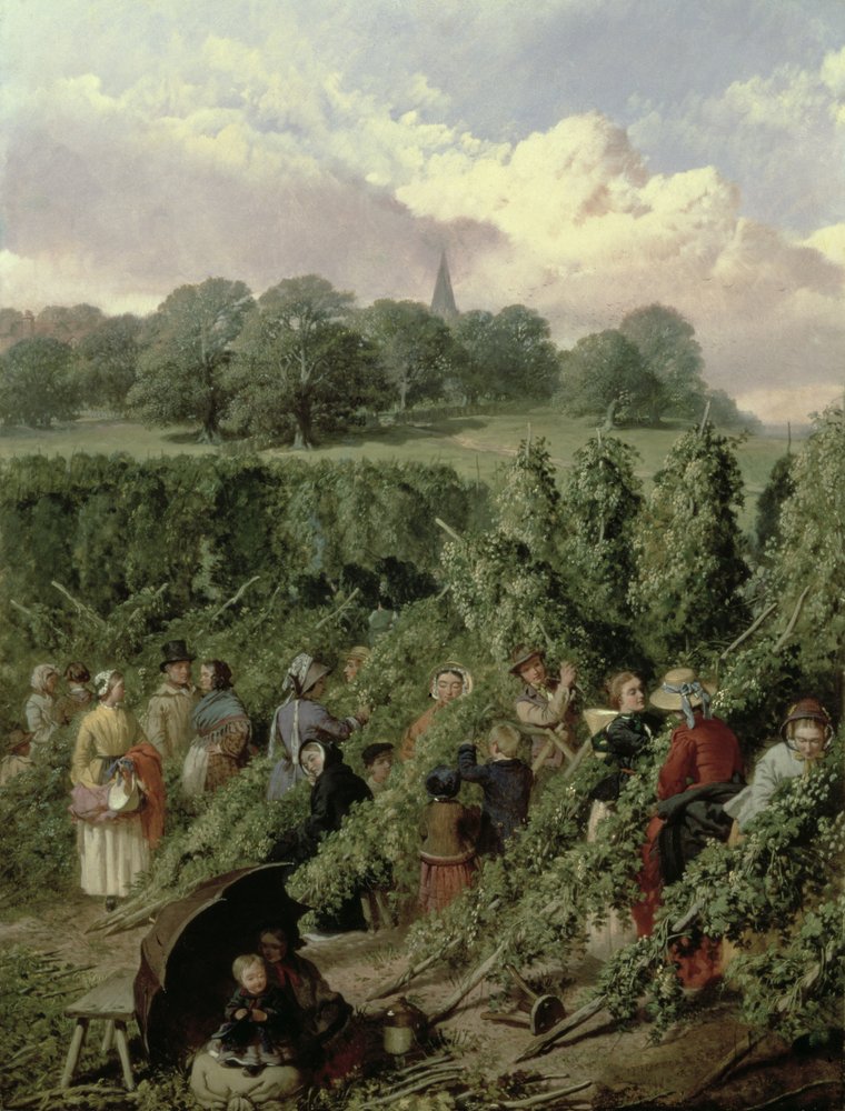 The Hop Pickers by John Frederick Herring Senior
