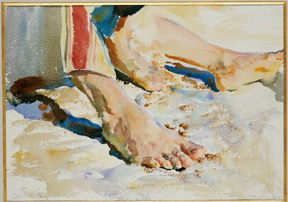 Feet of an Arab, Tiberias by John Singer Sargent
