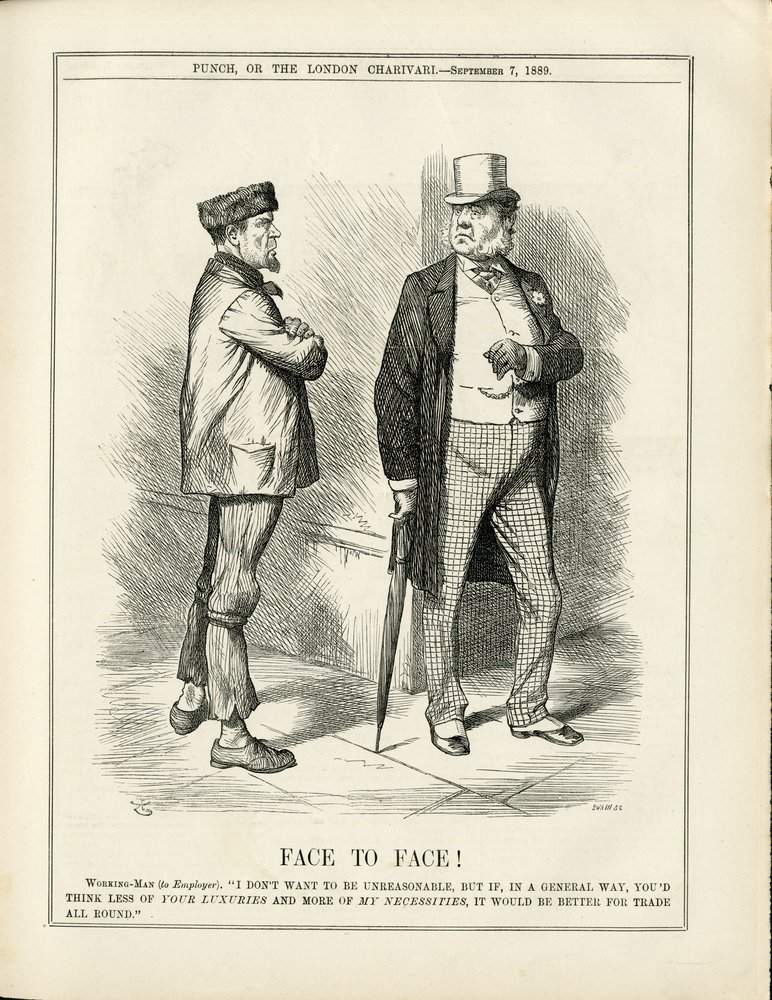Illustration of John Tenniel in Punch by John Tenniel