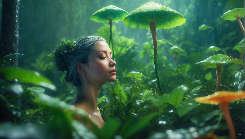 Dreamcore Rainforest World 01 by Josef Johann Michel