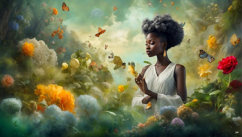 Dreamcore Dreamlike Scene Black 02 by Josef Johann Michel