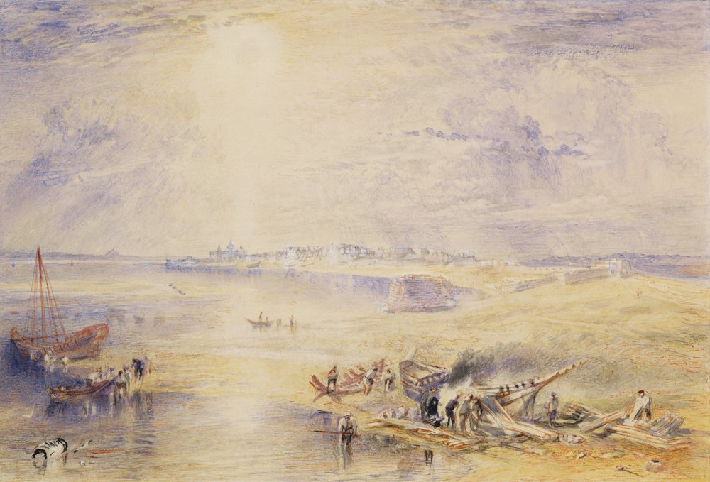 The Red Sea and Suez by Joseph Mallord William Turner