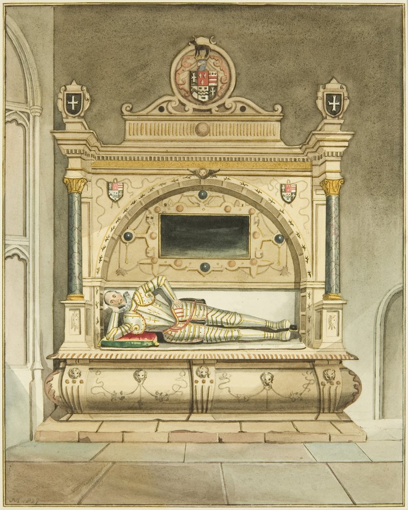Monument of George Upton in St Mark's by Joseph Manning