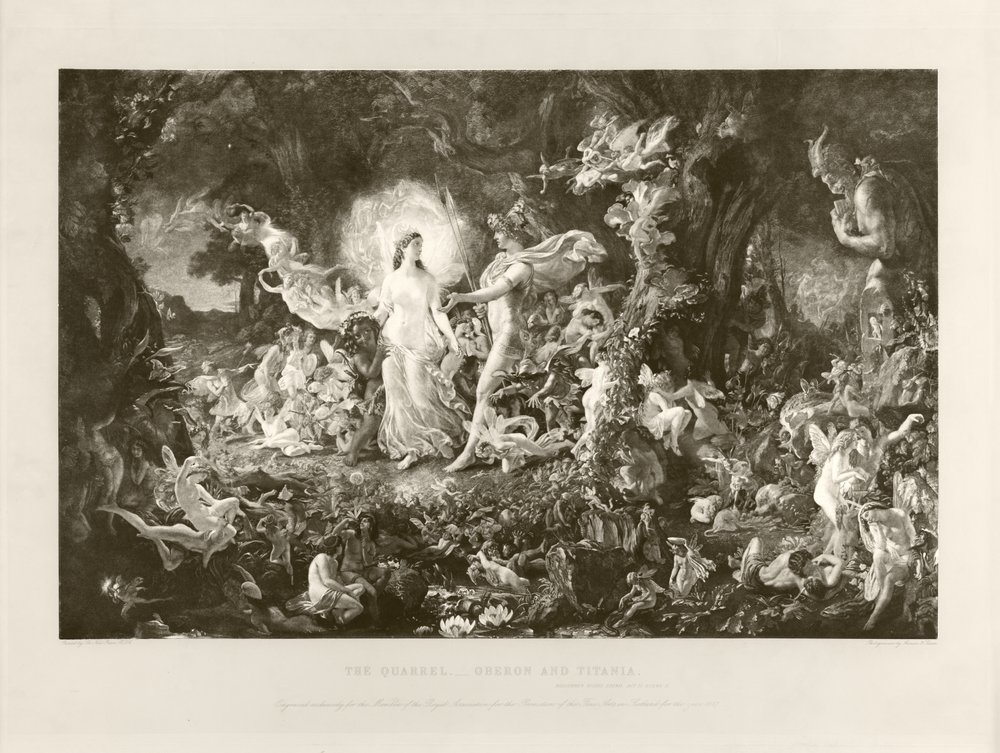 The Quarrel - Oberon and Titania by Joseph Noel Paton