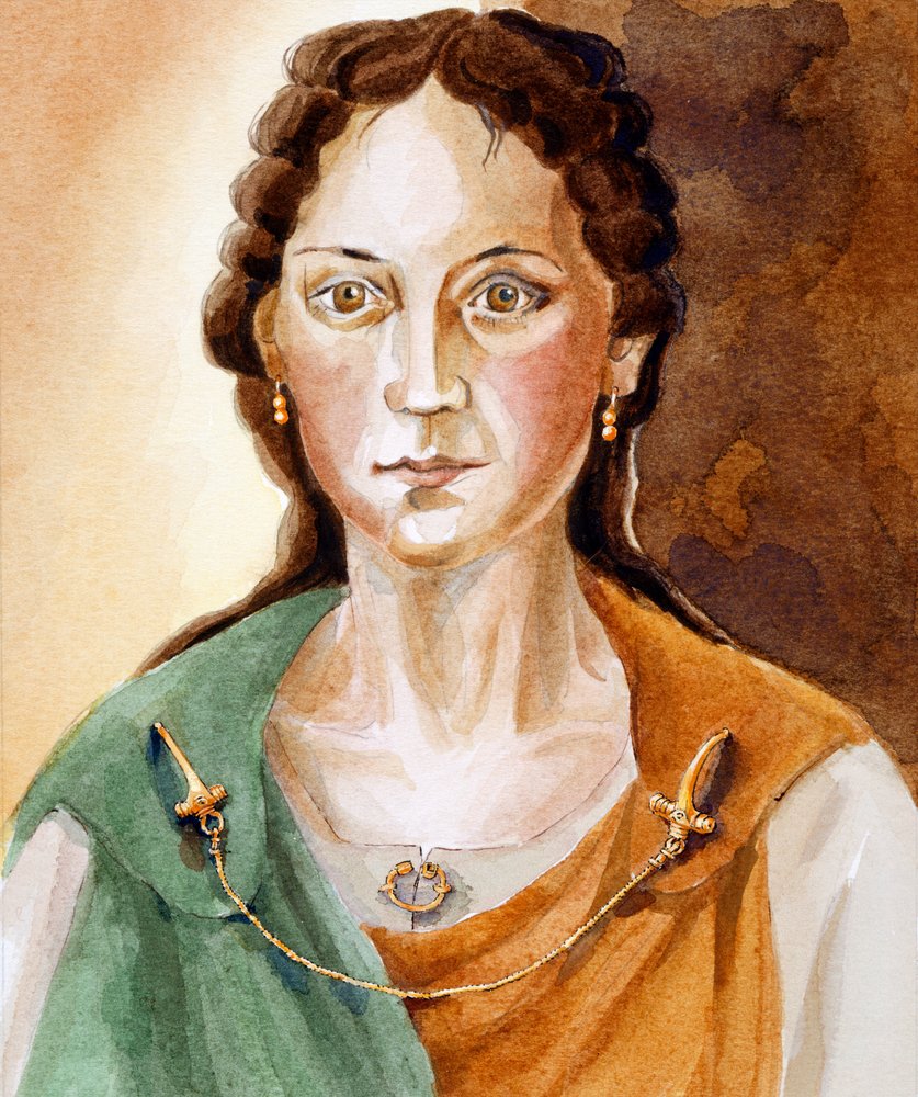 Roman woman by Judith Dobie: Premium art reproduction