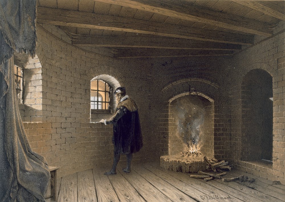 Prison of Duke John, son of Gustav I, at Gripsholm, following Erik's ...