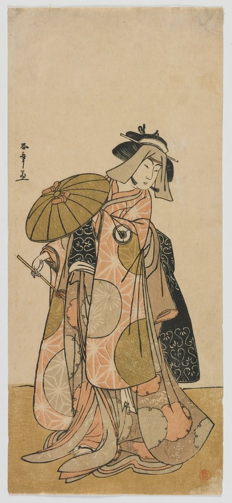 The Actor Iwai Hanshiro IV as a Traveller, Edo period, c.1790