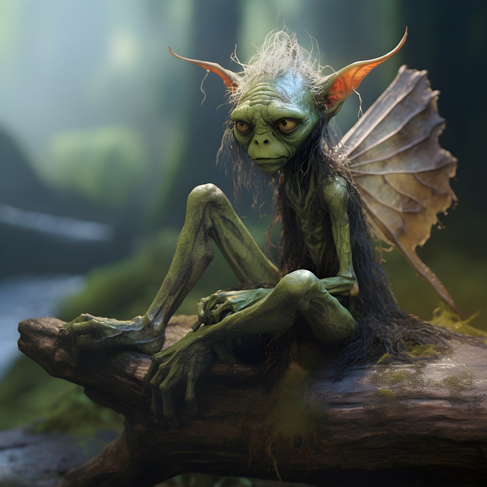 Full Body Sketch of a Pixie 2 by Kurt Heppke