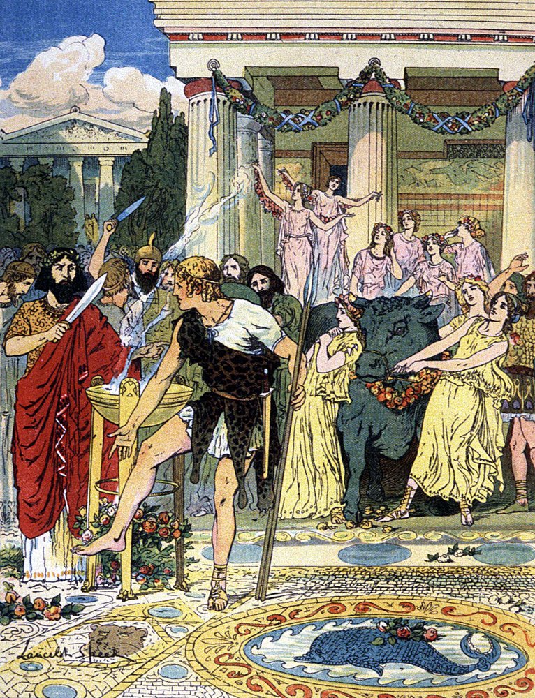 Pelias and Jason by Lancelot Speed: Premium art reproduction