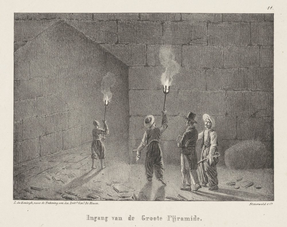 Entrance of a Pyramid by Leendert de Koningh