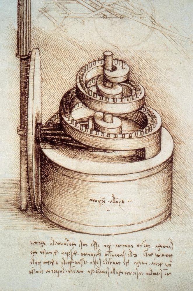 Clock Spring by Leonardo da Vinci: Buy fine art print