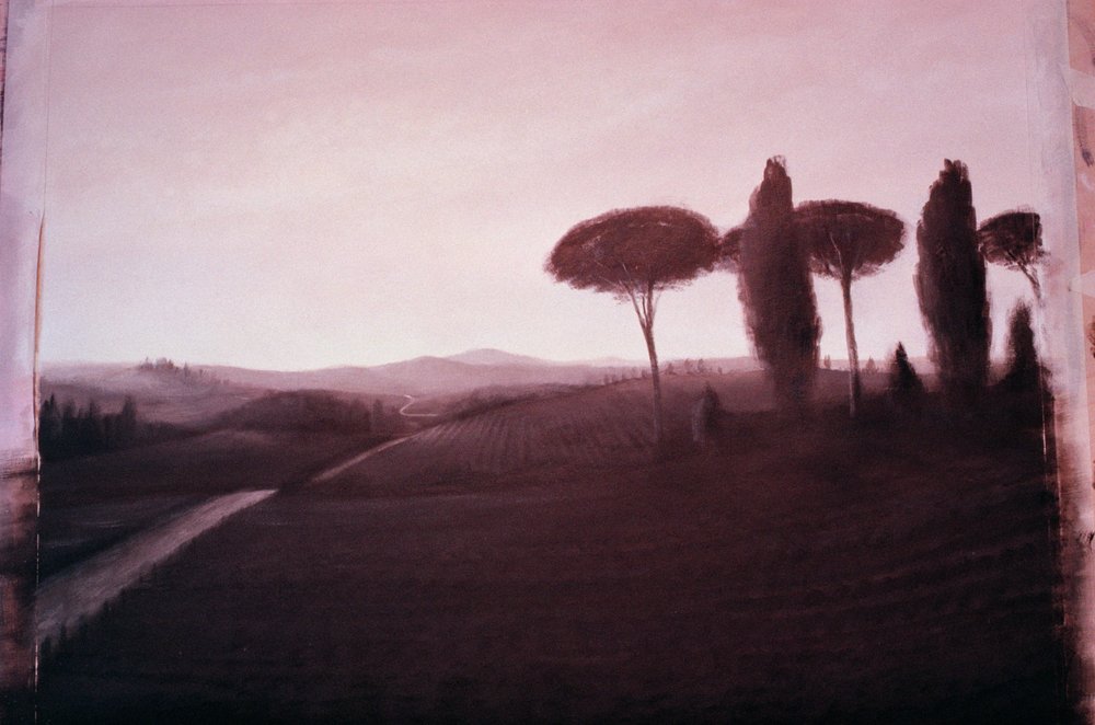 Tuscan Landscape by Lincoln Seligman: Buy fine art print